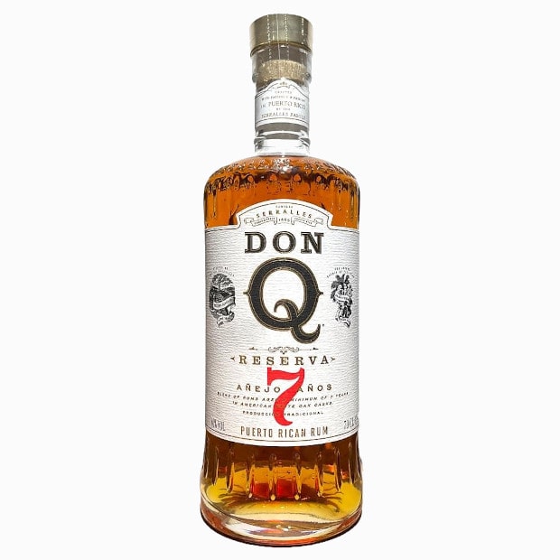 Don Q Reserva 7 40% Vol. 0,7L; brauner Rum aus Puerto Rico; Aromen von Vanille und gelben ...