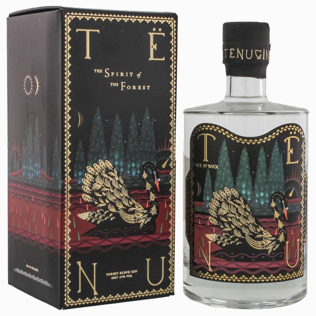 Tenu Gin, 47%, 0,5l, Finnland, Seltene Botanicals wie Wildkräuter ...